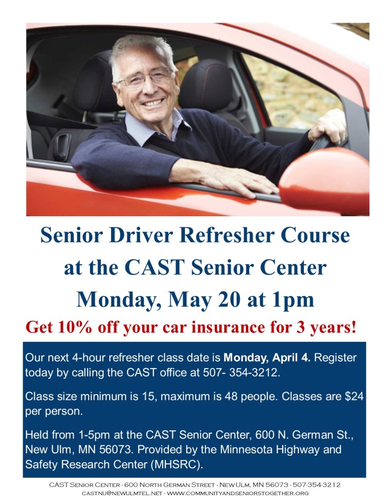 Senior Driver Refresher Courses – Community and Seniors Together