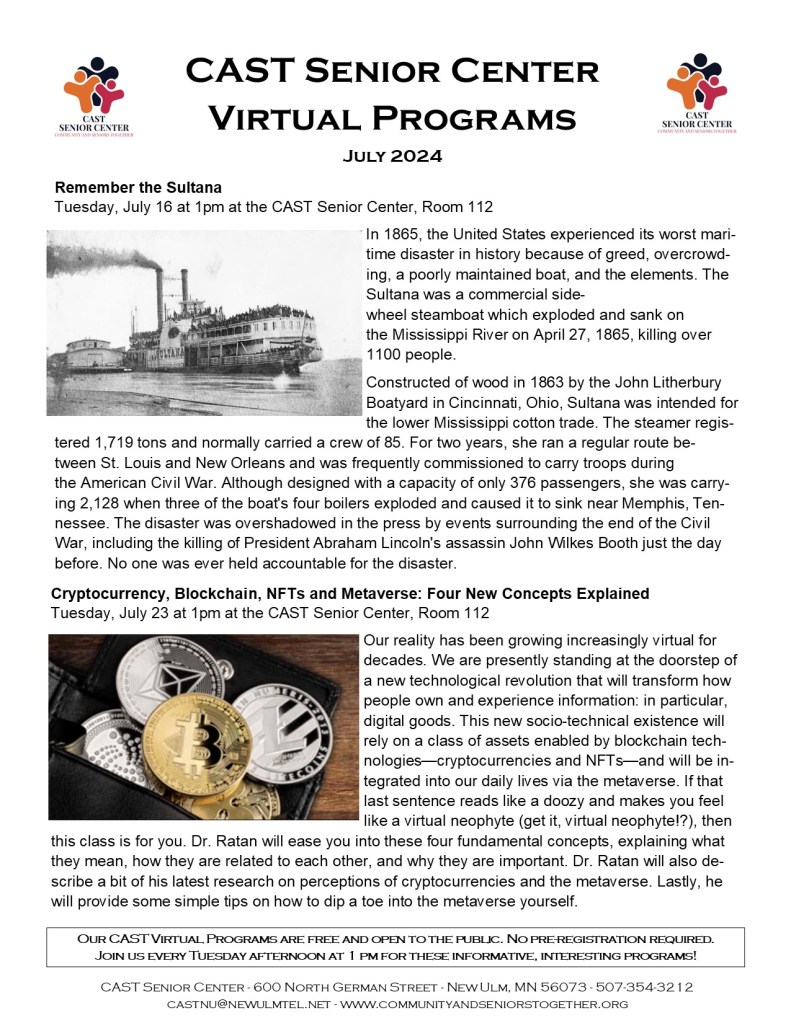 Documentary Programs – Community and Seniors Together