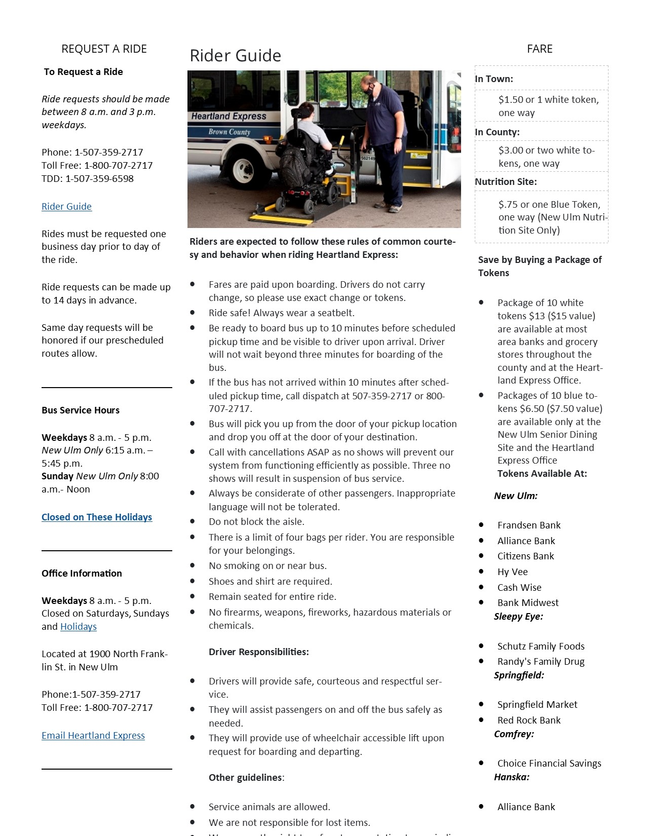 Transportation – Community and Seniors Together